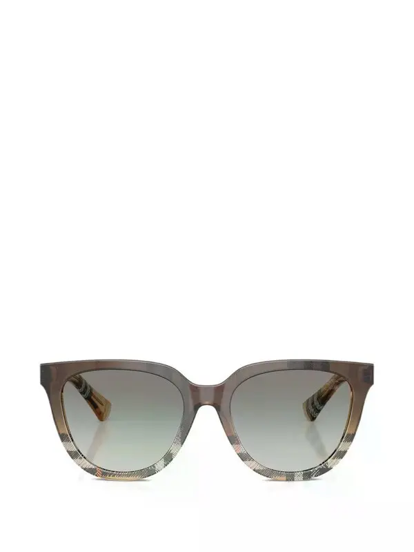 Burberry Round Frame Sunglasses - Brown