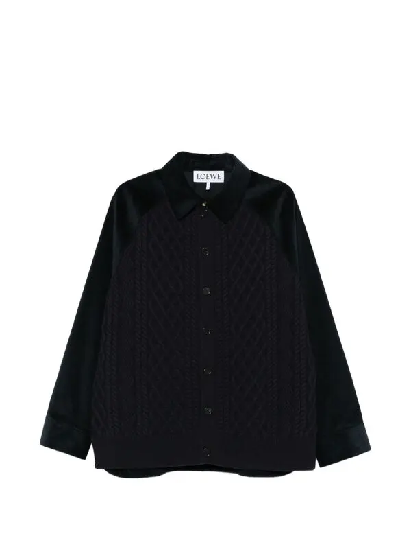 Loewe Knitted Cotton Overshirt - Multicolor