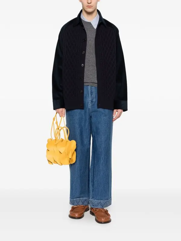 Loewe Knitted Cotton Overshirt - Multicolor