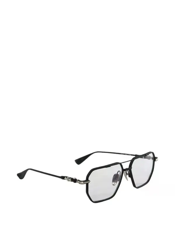 Chrome Hearts Embellished Geometric-frame Eyeglasses