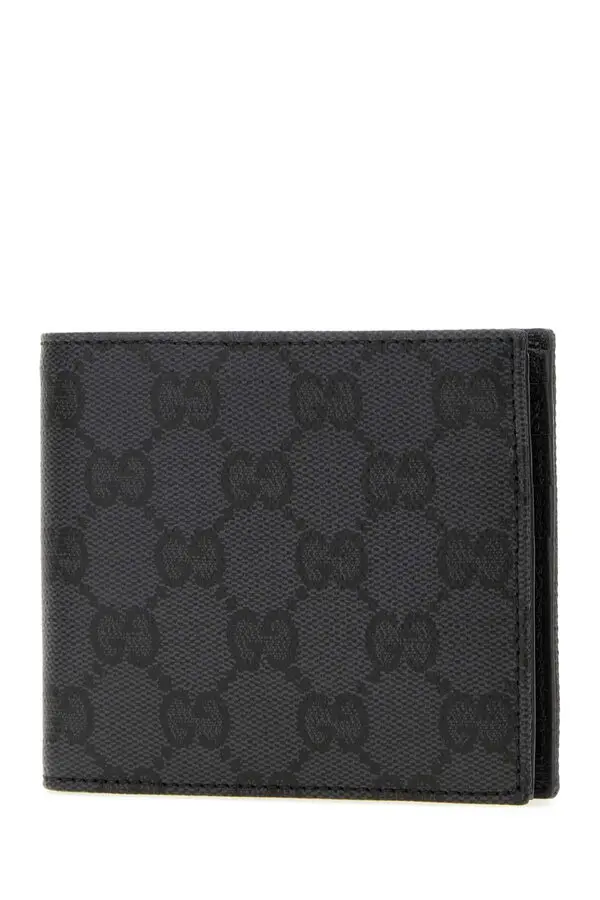 Gucci Black Gg Canvas Essence Classic Wallet