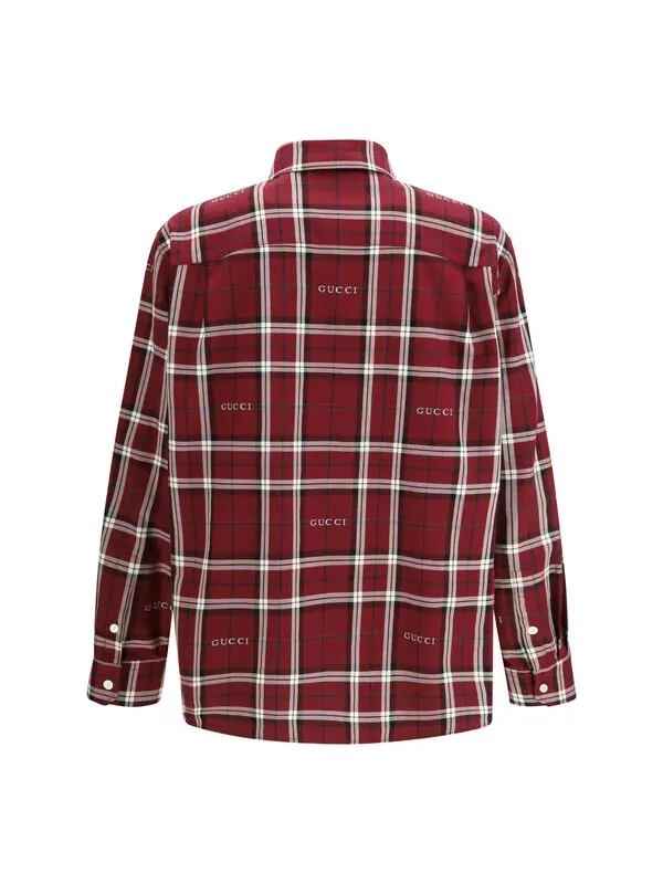 Gucci Multicolour Tartan Cotton Jacquard Shirt