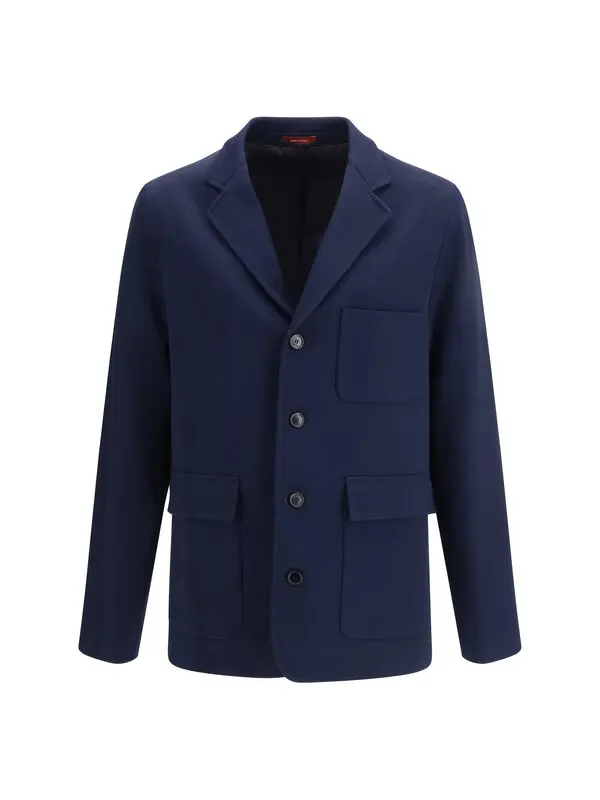 Gucci Cotton Jersey Single-breasted Jacket - Blue