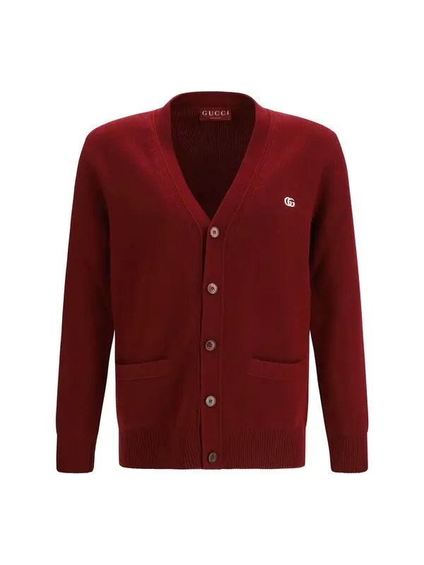 Gucci Wool Cashmere V-neck Cardigan