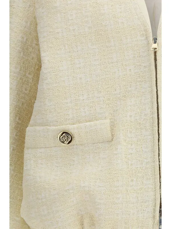 Gucci Tweed Jacket - Cream