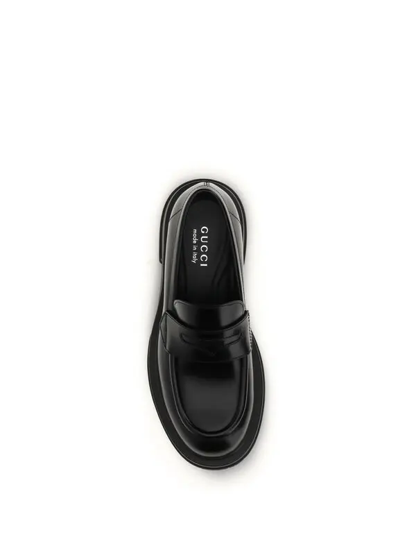 Gucci Logo Loafers