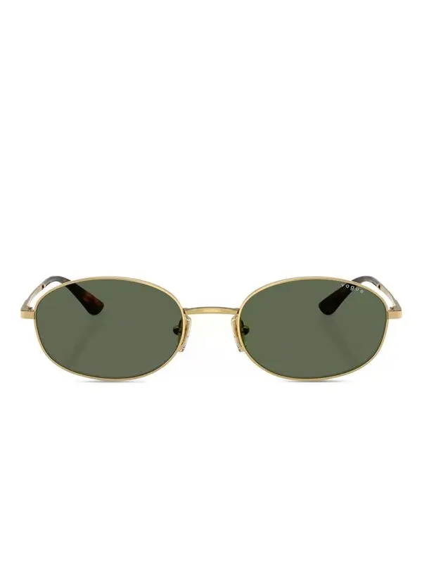 VOGUE EYEWEAR Round Frame Sunglasses - Gold