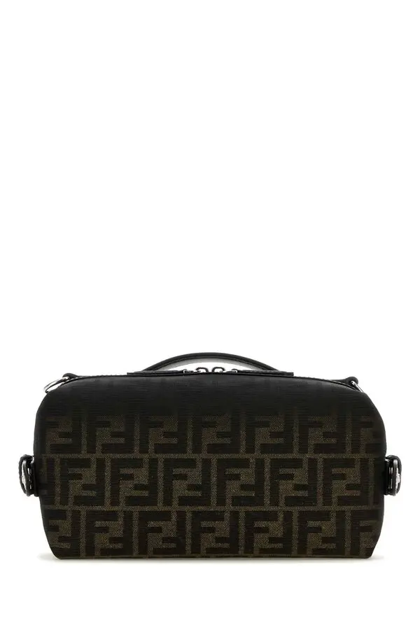 Fendi Embroidered Fabric Small Ff Eclipsi Handbag - Multicolor