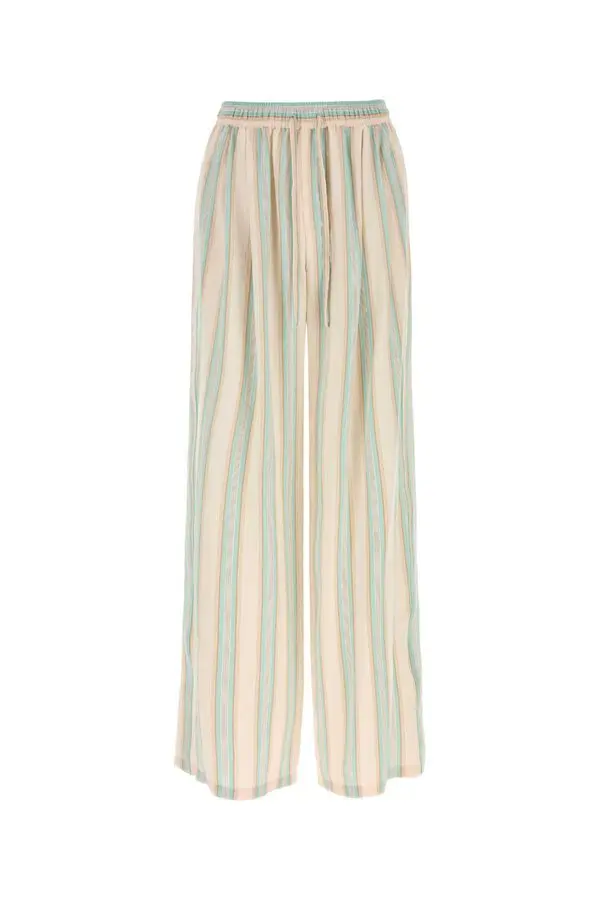 Dolce & Gabbana Embroidered Viscose Blend Pyjamas Pant - Multicolor