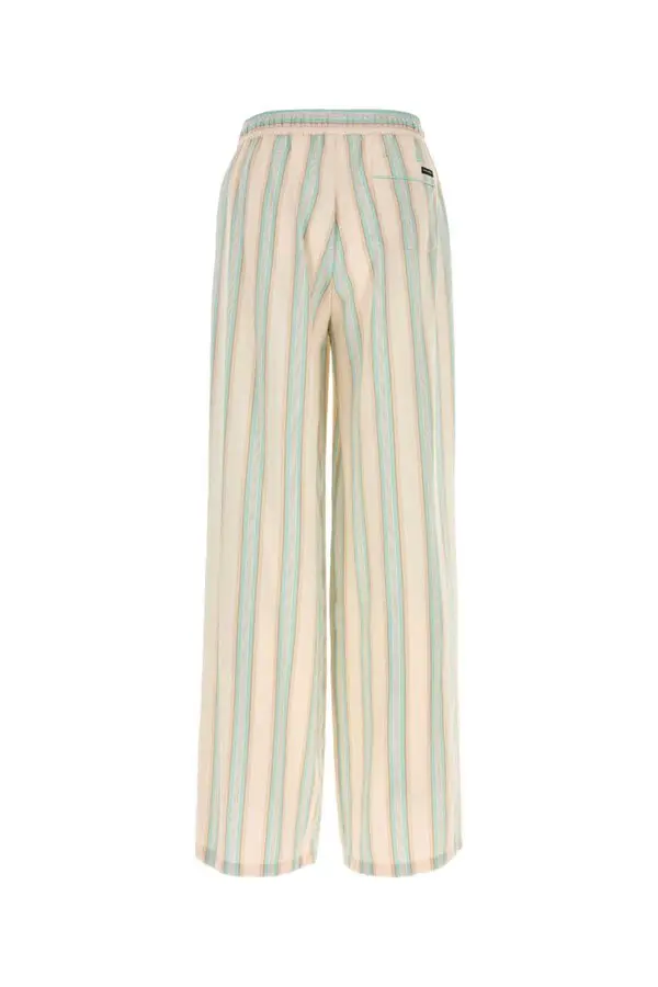 Dolce & Gabbana Embroidered Viscose Blend Pyjamas Pant