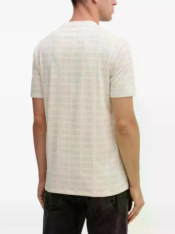 Armani Exchange Printed T-shirt - Neutrals