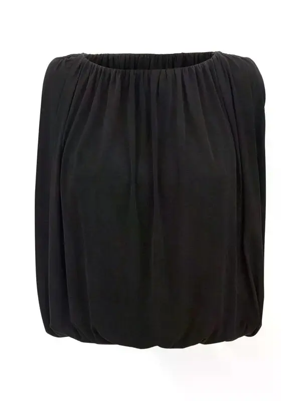 Vince Balloon-silhouette Sleeveless Blouse - Black