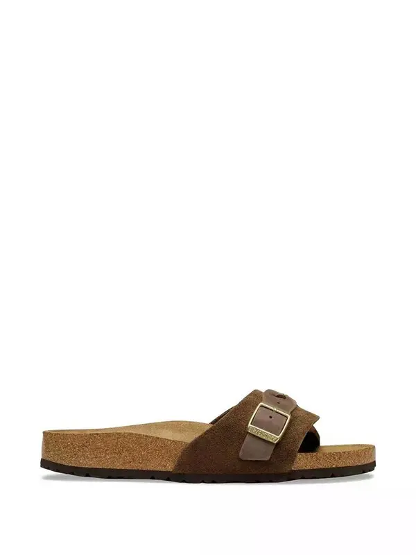 BIRKENSTOCK Oita Braided Buckle-fastening Sandals - Brown