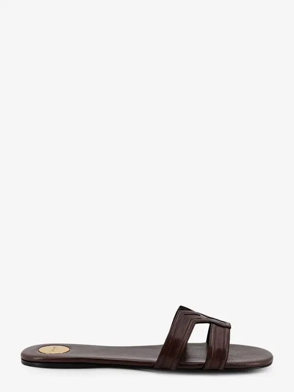 Saint Laurent Mabrouka Leather Sandals - Multicolor