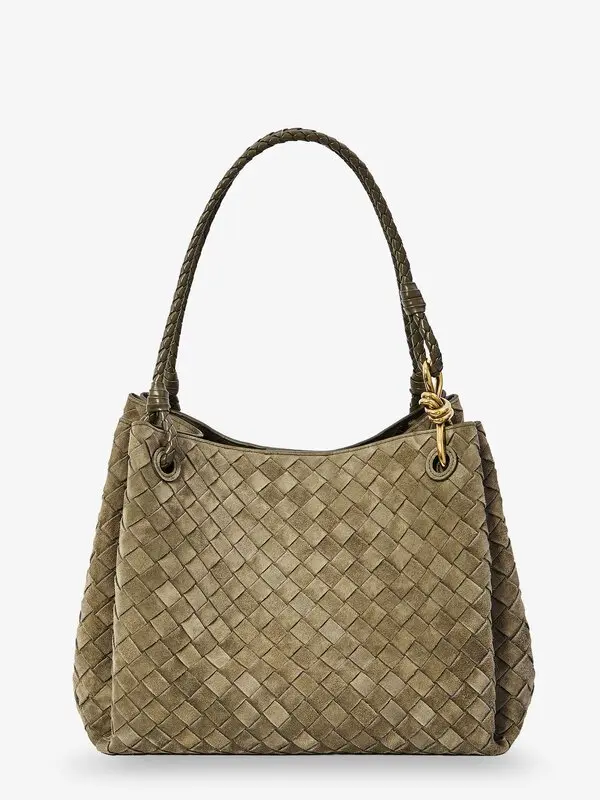 Bottega Veneta Parachute Large Suede Shoulder Bag - Multicolor