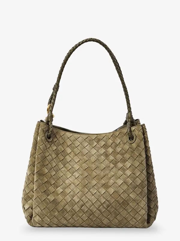 Bottega Veneta Parachute Large Suede Shoulder Bag - Multicolor