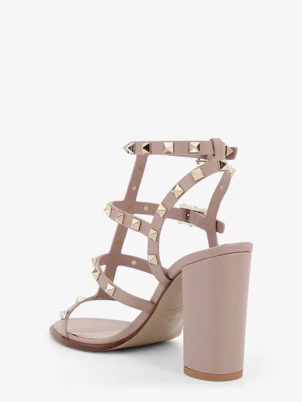 Valentino Garavani Rockstud Leather Sandals - Multicolor