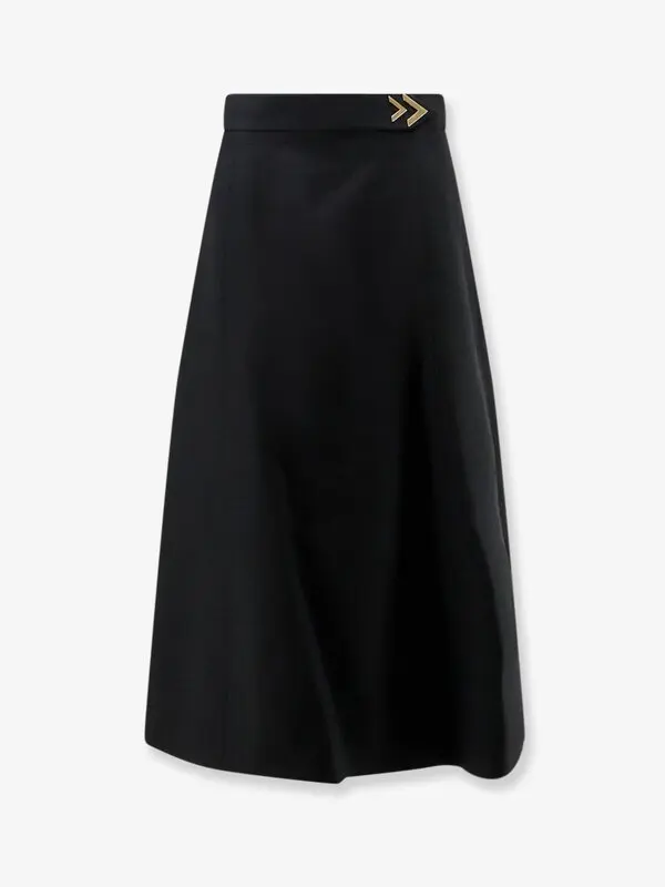 Valentino Garavani Crepe Couture Midi Skirt - Multicolor