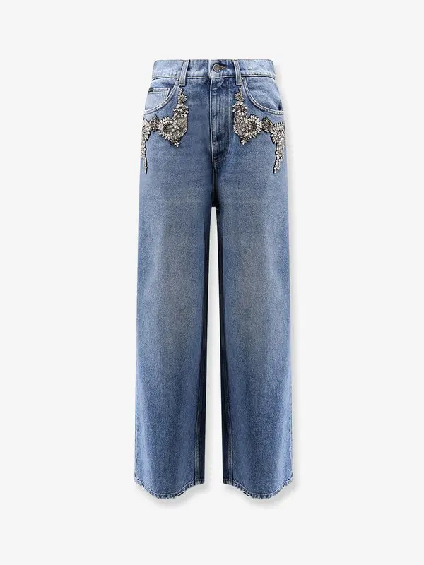 Dolce & Gabbana Embellished Denim Jeans