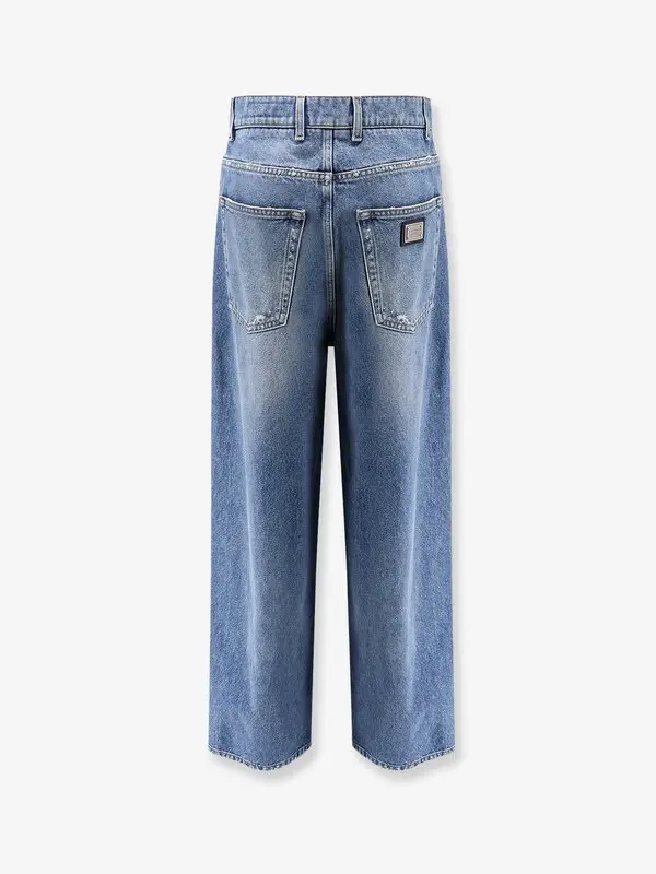 Dolce & Gabbana Embellished Denim Jeans
