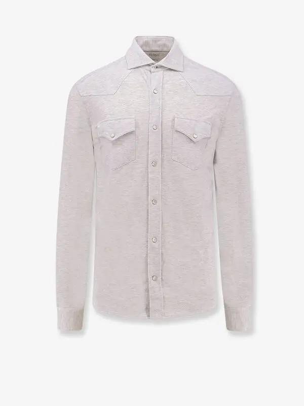Brunello Cucinelli Leisure-fit Cotton Shirt - Multicolor