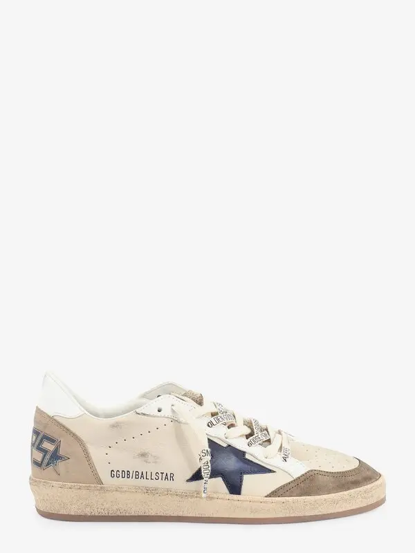 GOLDEN GOOSE Leather Ballstar Sneakers - Multicolor