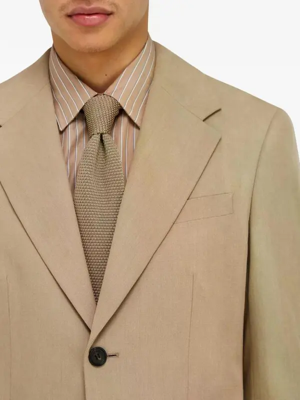 FERRAGAMO Single-breasted Flannel Blazer