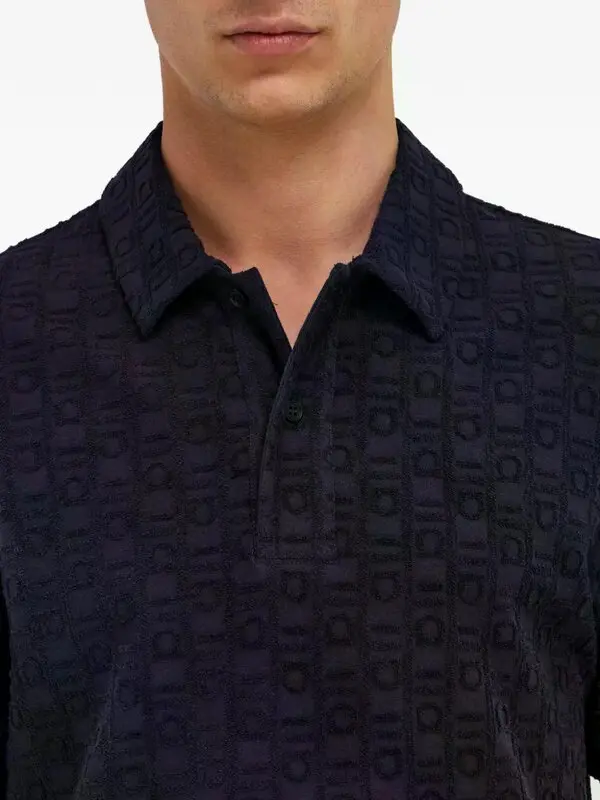 FERRAGAMO Monogram Polo Shirt