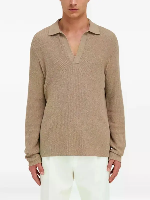 FERRAGAMO Long-sleeve Polo Shirt
