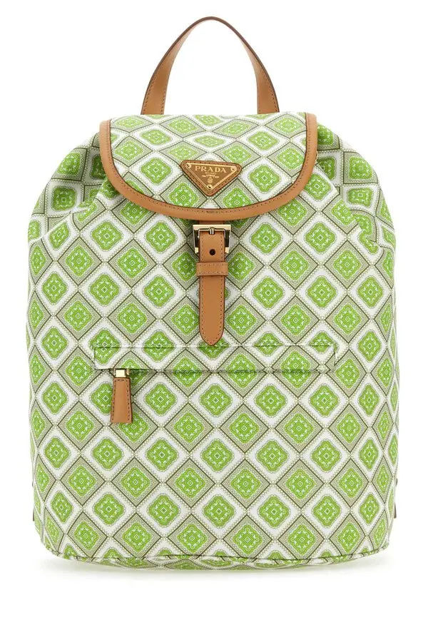 Prada Printed Re-nylon Backpack - Multicolor