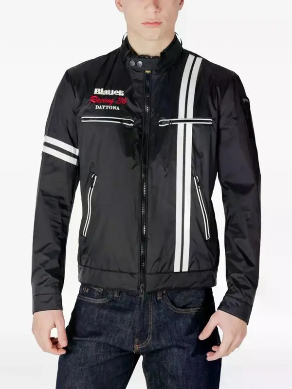 BLAUER. Racing 36 Jacket With High Neck And Zip Fastening