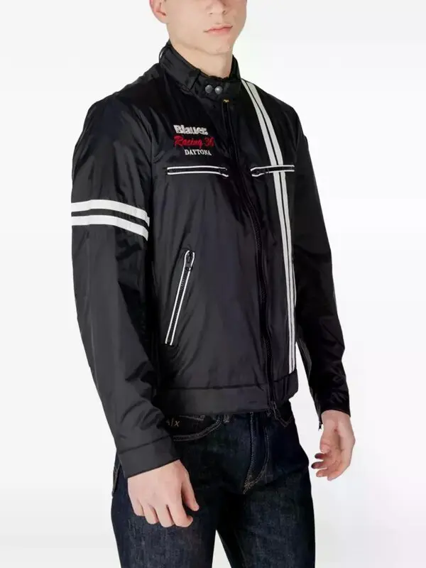 BLAUER. Racing 36 Jacket With High Neck And Zip Fastening
