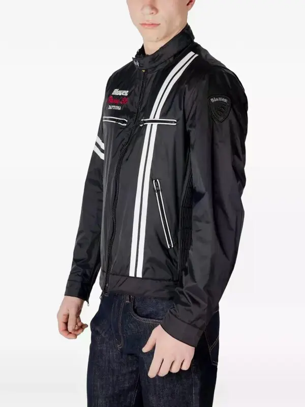 BLAUER. Racing 36 Jacket With High Neck And Zip Fastening