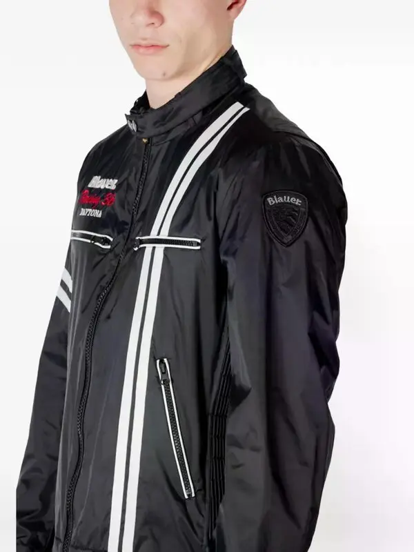 BLAUER. Racing 36 Jacket With High Neck And Zip Fastening