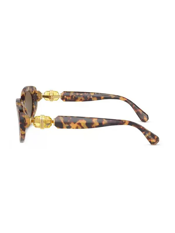 SWAROVSKI Cat-eye Sunglasses With Crystal Embellishment