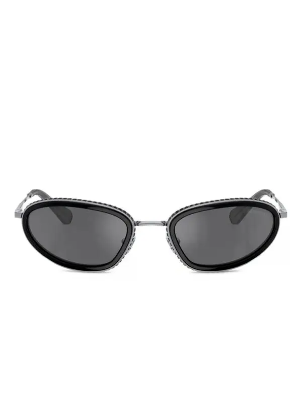 SWAROVSKI Oval Sunglasses - Grey