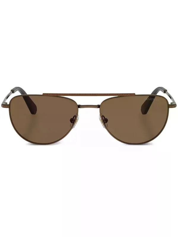 SWAROVSKI Pilot Frame Sunglasses - Brown