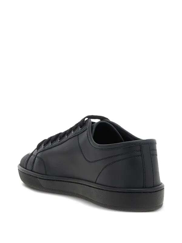Saint Laurent Calfskin Leather Lace-up Sneakers - Multicolor