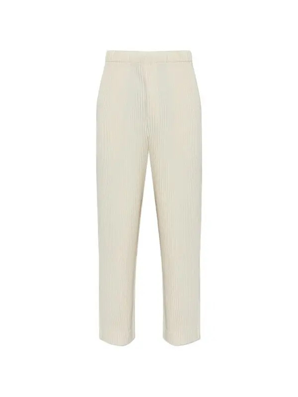 Issey Miyake Pleated Slim Trousers - Multicolor