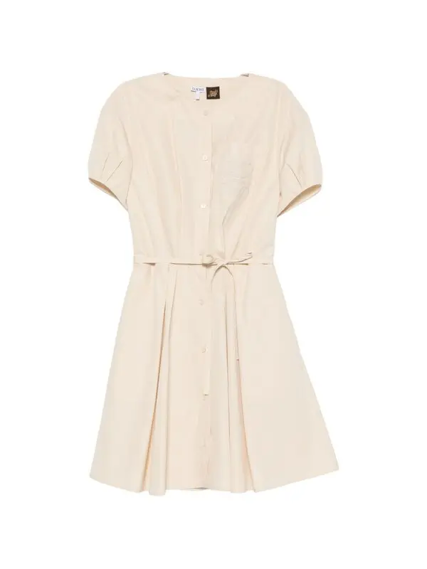 Loewe Cotton Short Dress - Multicolor