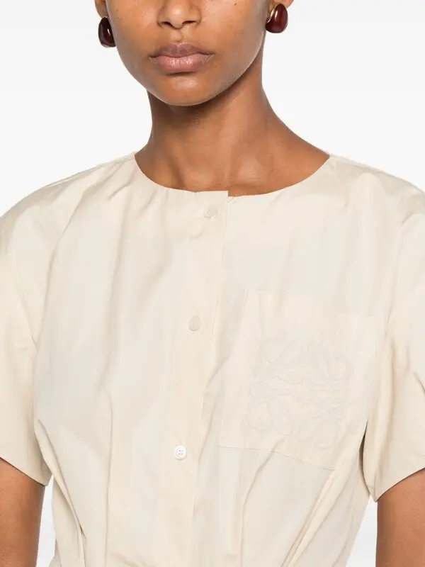 Loewe Cotton Short Dress - Multicolor