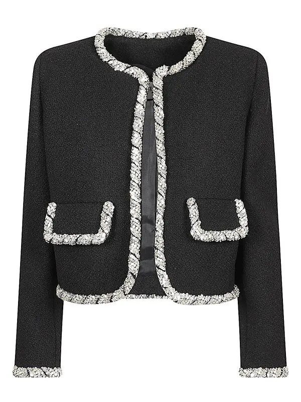 Celine Wool Embroidered Jacket - Multicolor