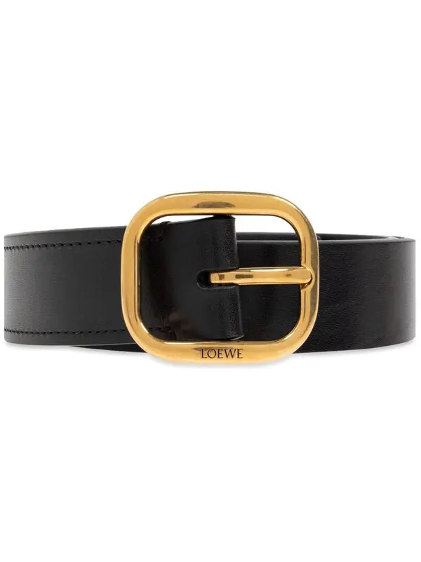 Loewe Rounded Leather Belt - Multicolor