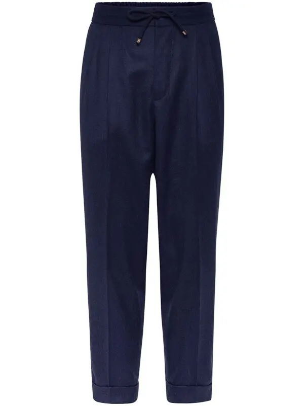 Brunello Cucinelli Wool Trousers - Multicolor