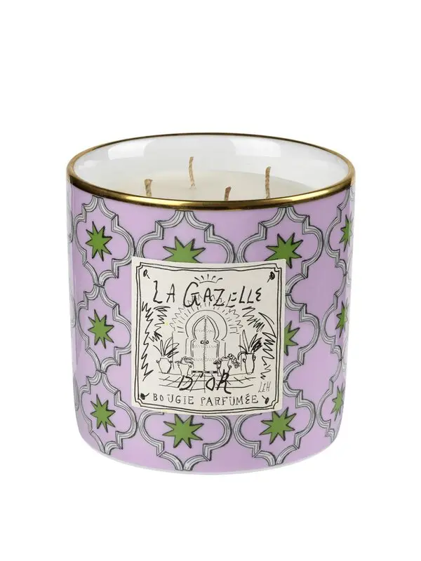 GINORI 1735 Profumi Luchino La Gazelle D'or Scented Candle - Purple