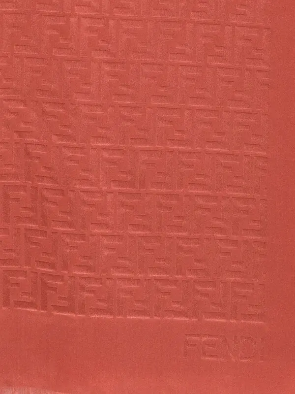 Fendi Ff Silk Stole - Brown