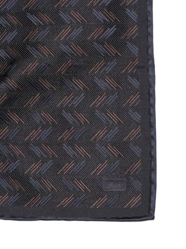 Brioni Printed Pocket Square