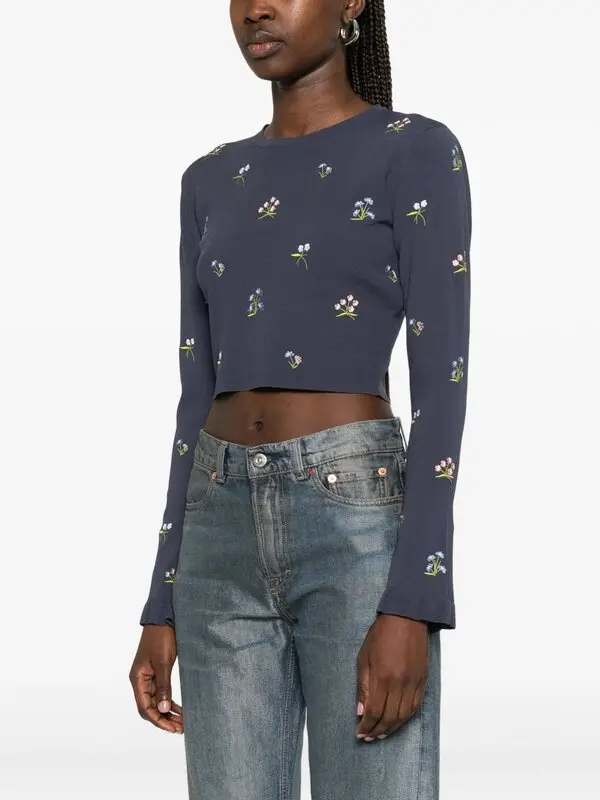 BLUGIRL Embroidered Crewneck T-shirt
