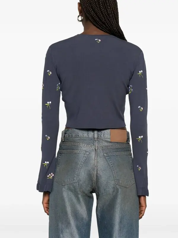 BLUGIRL Embroidered Crewneck T-shirt