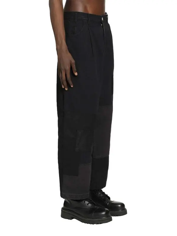 Comme Des Garçons Patchwork Canvas Trousers
